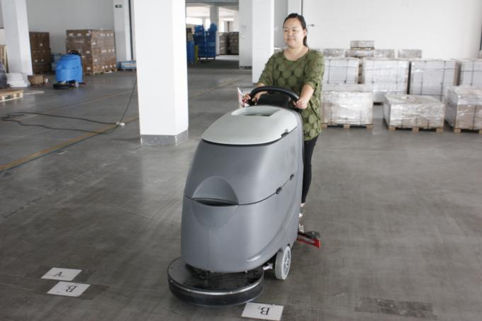 Stable Structure Stone Floor Cleaner Machine , Battery Powered Shop ...