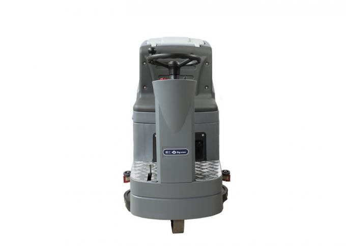 Fast Cleaning Ride On Floor Scrubber Dryer Electronic Throttle Control