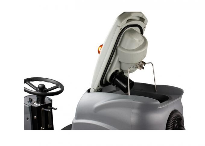 Low Noise Ride On Floor Scrubber Dryer For Industrial Hard Floor Cleaning
