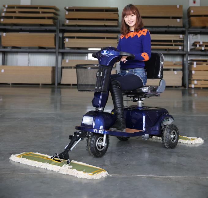 Wet And Dry Electric Floor Sweeper , Floor Cleaner Machine Convenient