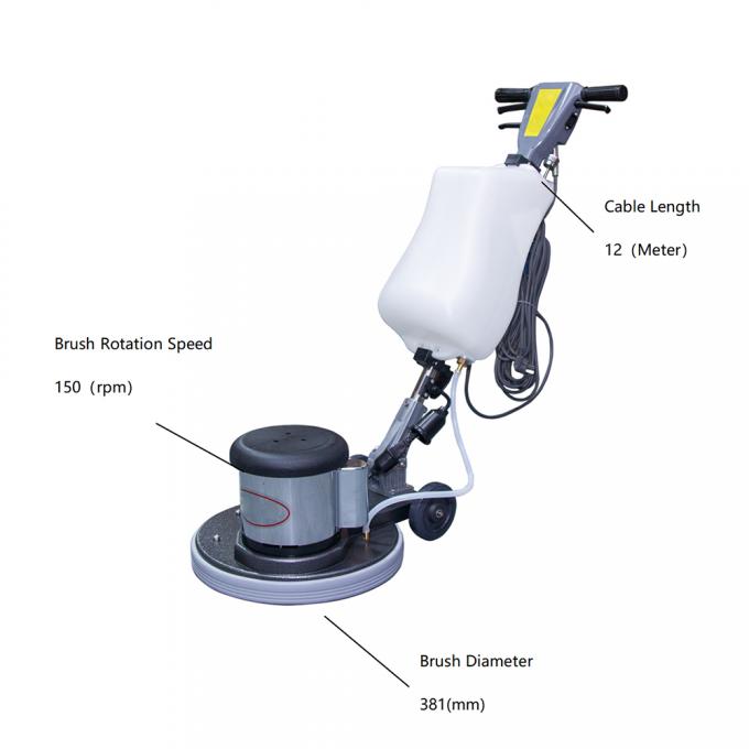 YJ-302 Lightweight Center Foam Floor Buffer Machines With High Powered ...