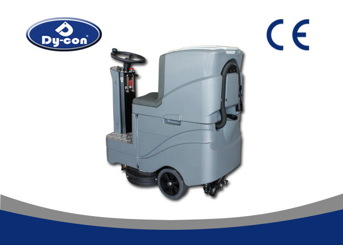 8 Hours Charging Time Ride On Floor Scrubber Dryer , Floor Scrubber ...