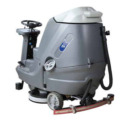 Big Tank Industrial Hard Floor Washing Machine Ametek Motor Dual Brush